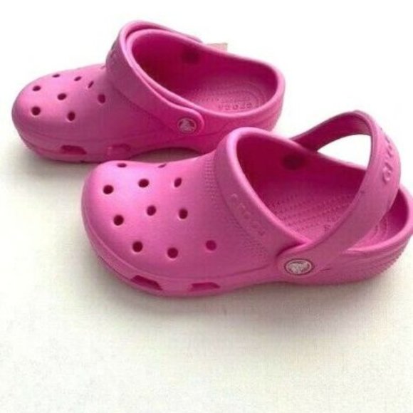 CROCS | Shoes | Crocs Iconic Comfort Classic Clogs Pink | Poshmark